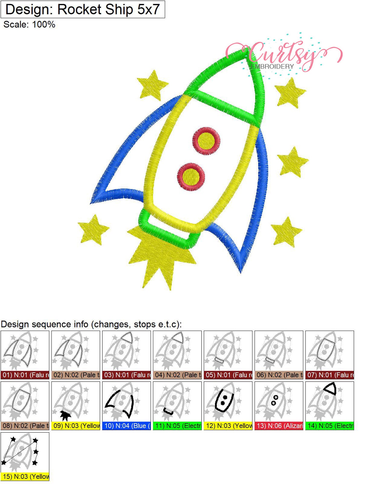 Rocket Applique Design / Space Ship Applique / Rocket Ship Applique ...