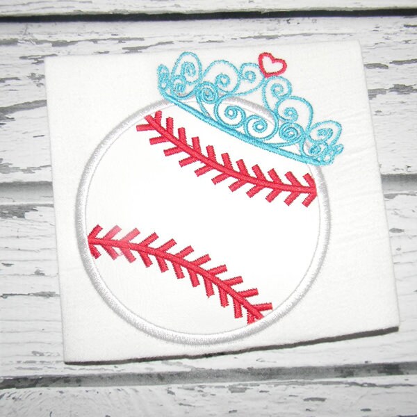 Baseball Applique Design / Softball Applique Design / Baseball | Etsy