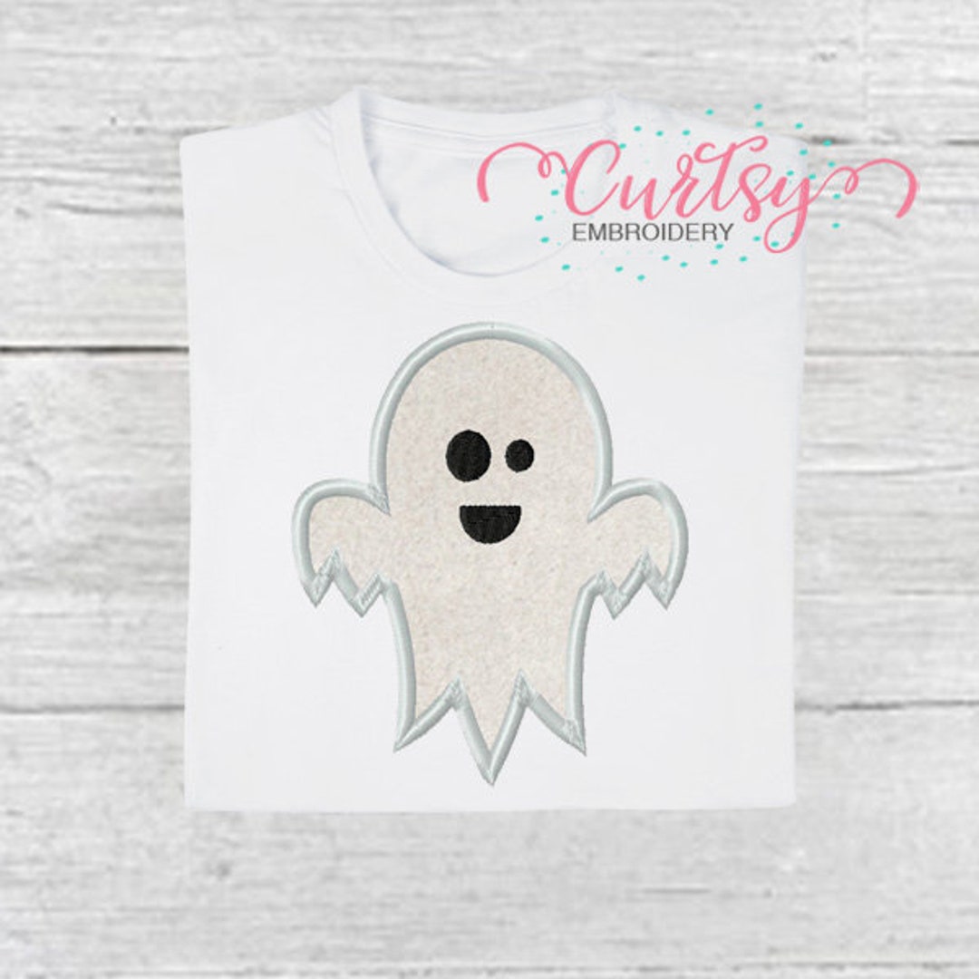Ghost Applique Designs / Ghost Embroidery File / Halloween Embroidery ...