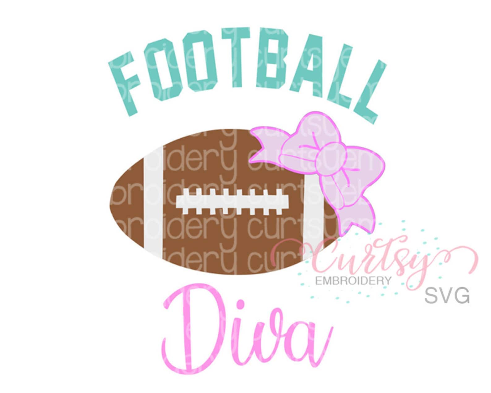 Football Dive SVG File / Football Diva Cutting File / Football - Etsy