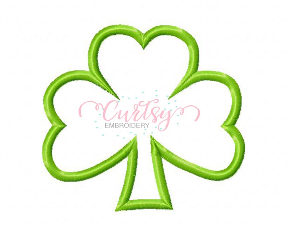 Shamrock Embroidery Design / Shamrock Applique / St. Patrick | Etsy