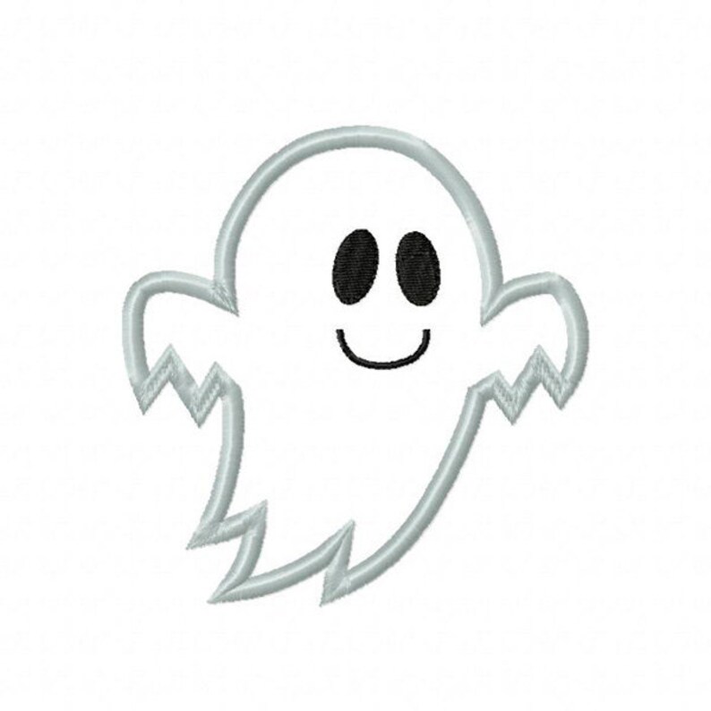Ghost Embroidery Design / Ghost Applique / Halloween Applique - Etsy