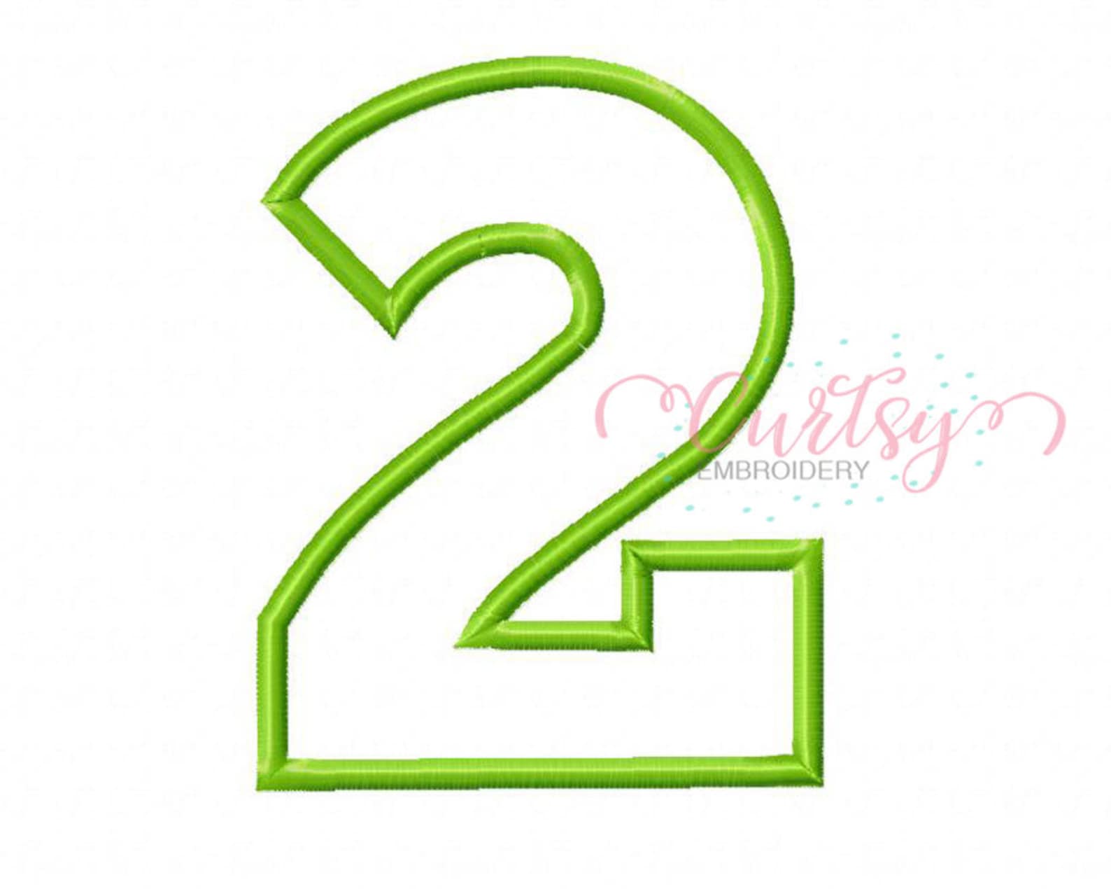 Applique Numbers / Birthday Applique / Birthday Numbers / - Etsy