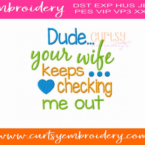 Dude Your Wife - Etsy