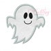 Ghost Embroidery Design / Ghost Applique / Halloween Applique Design ...
