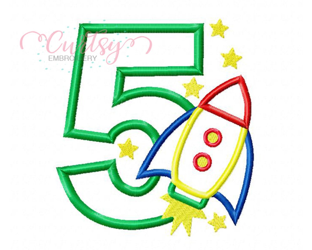 Space Ship Embroidery Design / Space Embroidery Design / Outer Space ...