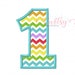 Chevron One Applique Design / First Birthday Embroidery Design - Etsy