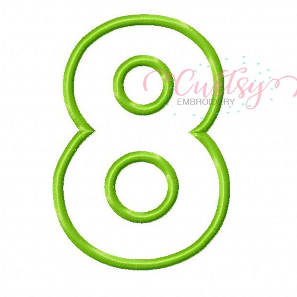 Number Embroidery - Etsy