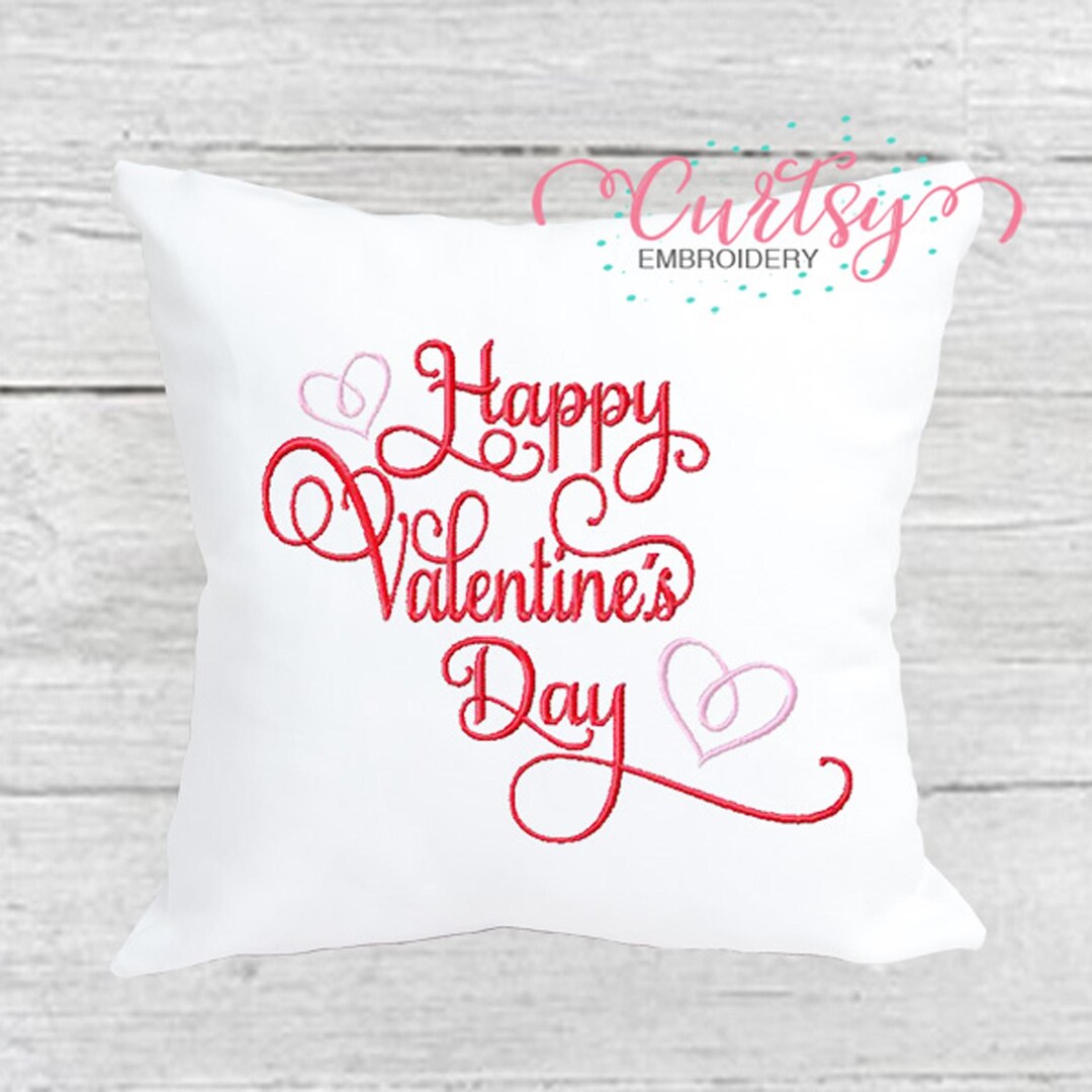 Valentine Embroidery Designs | Happy Valentine Embroidery Pattern ...