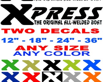 Xpress Boat Stickers - Etsy