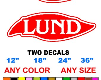 Lund Boat Decals - Etsy