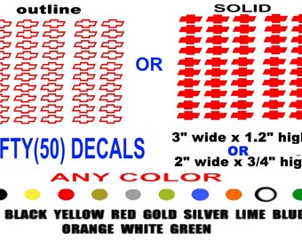 350 SS CHEVROLET Chevy Truck Bedside Decals With Your Color - Etsy