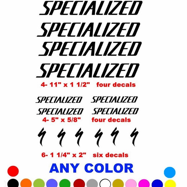Specialized Stickers - Etsy