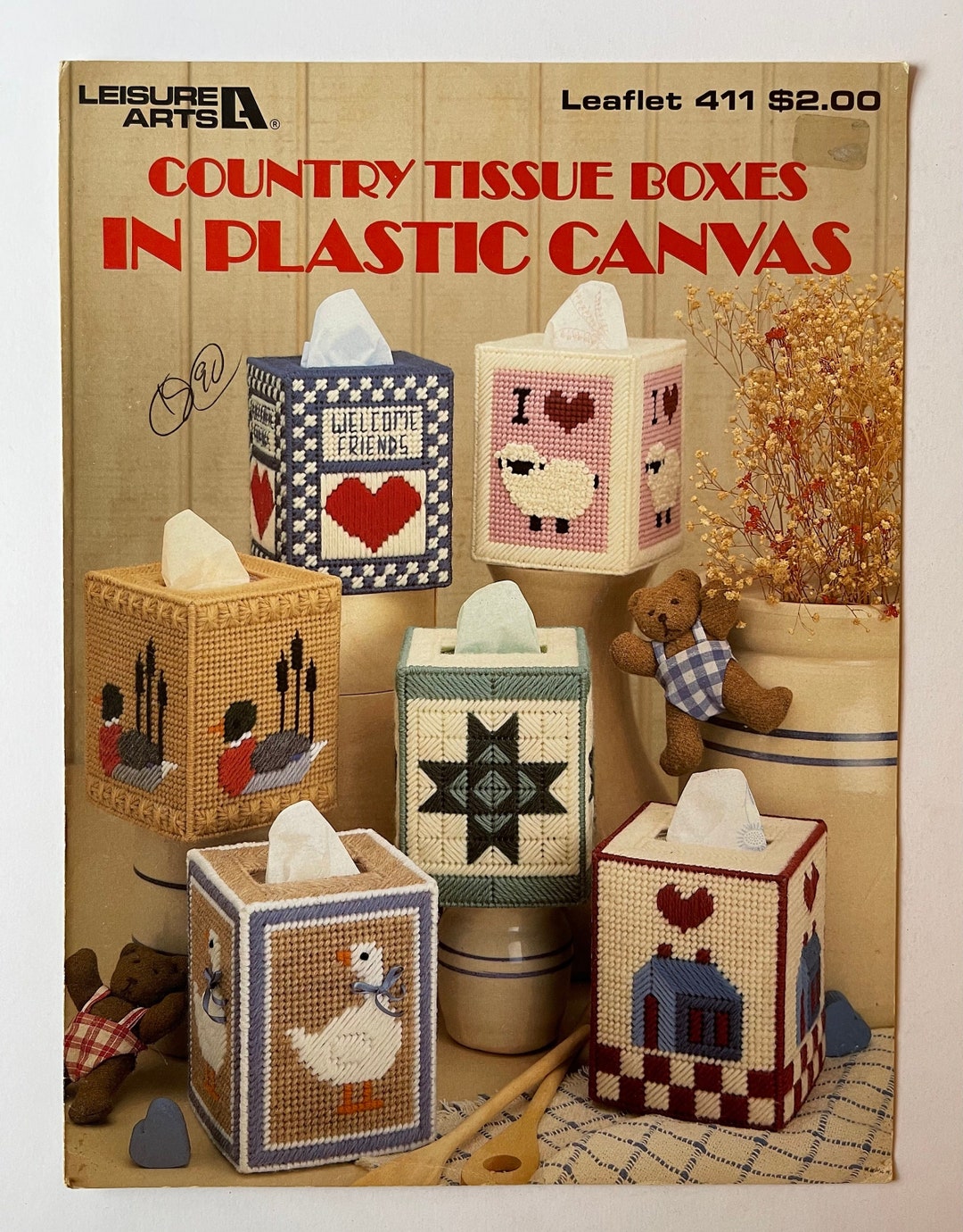 Country Tissue Box Covers - Etsy
