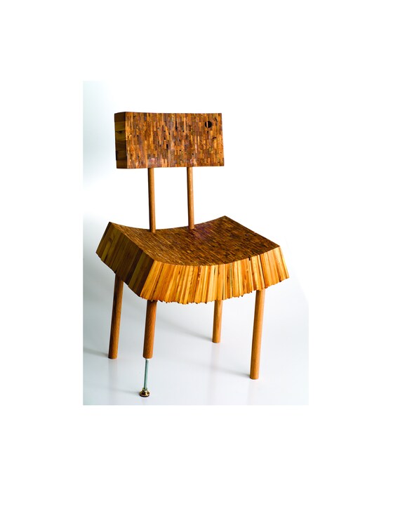 Shim Chair Cedar Wood Chair - Etsy