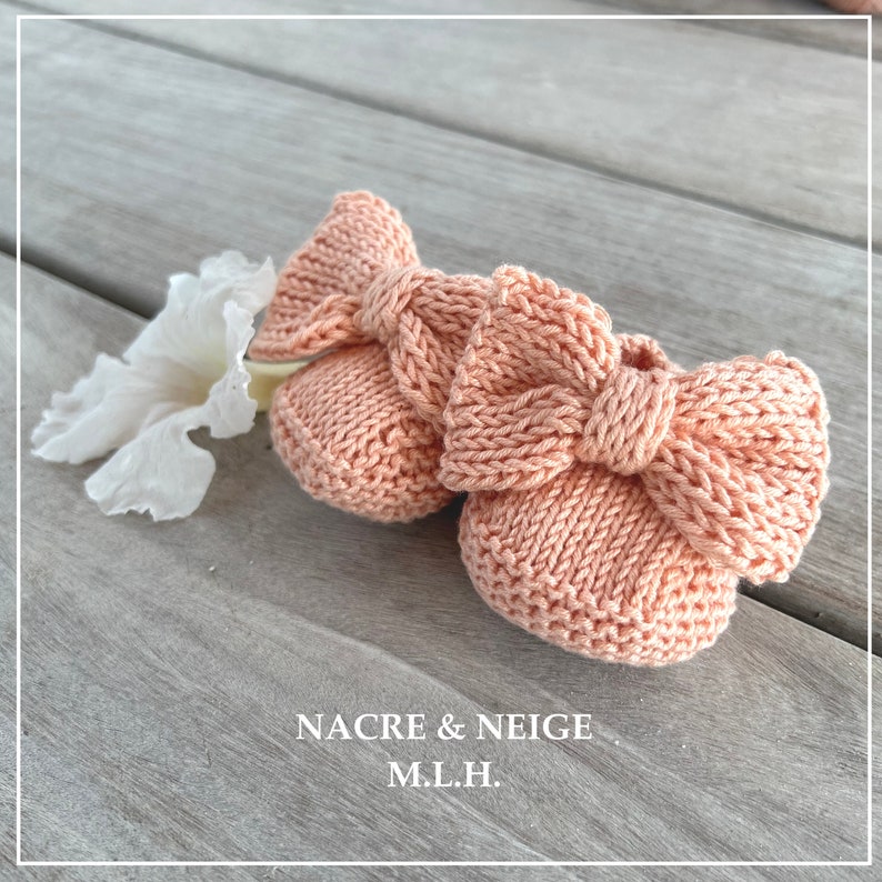 Knitting Pattern - Baby Girl Booties & Headband Bundle | Easy Infant ...