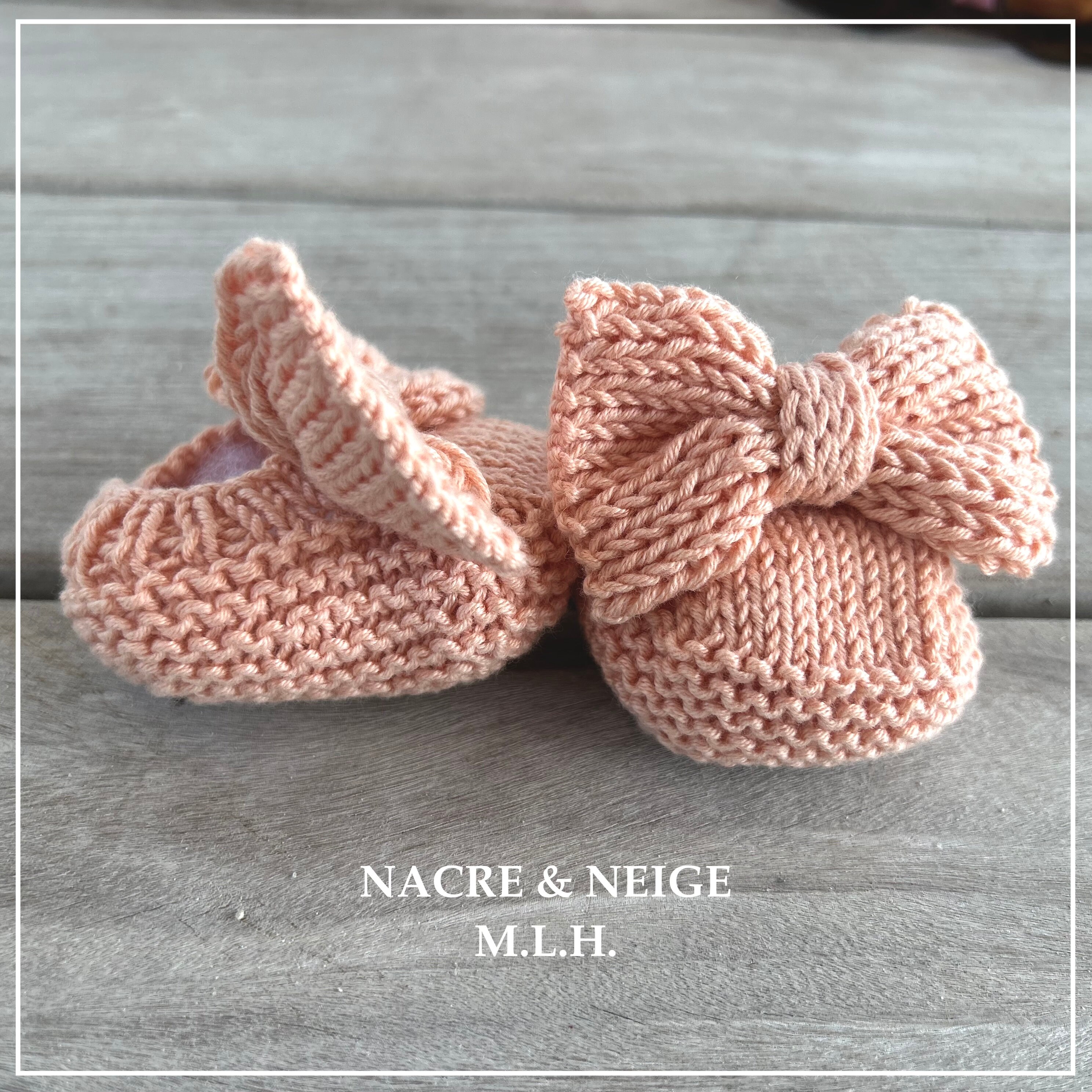 Knitting Pattern Baby Girl Booties Easy Bootie Pattern Girly Bow Shoes ...