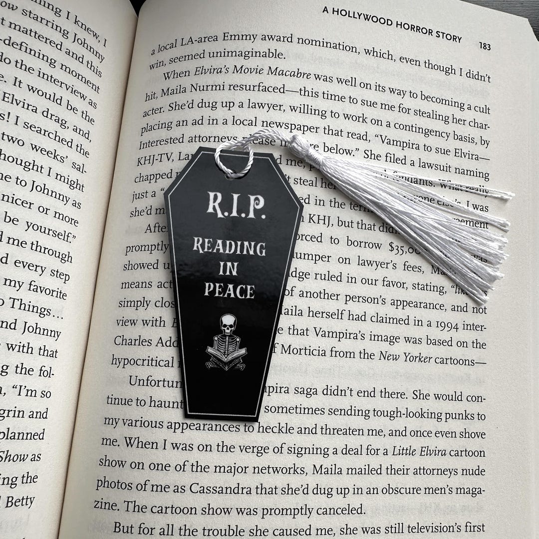 Reading in Peace Bookmark Unique Book Accessories Teacher Gifts Student ...