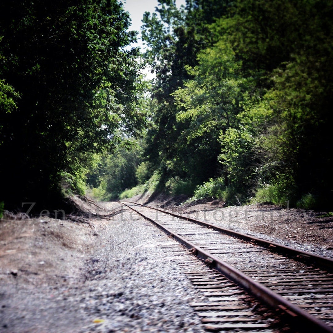 Railroad Photo Print. Railroad Tracks Photography Print. Photo Print ...