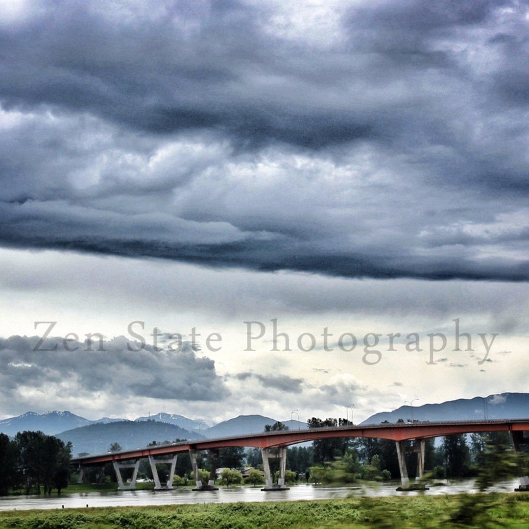 Landscape Print. Bridge Photography Print. Mission Bridge Photograph ...