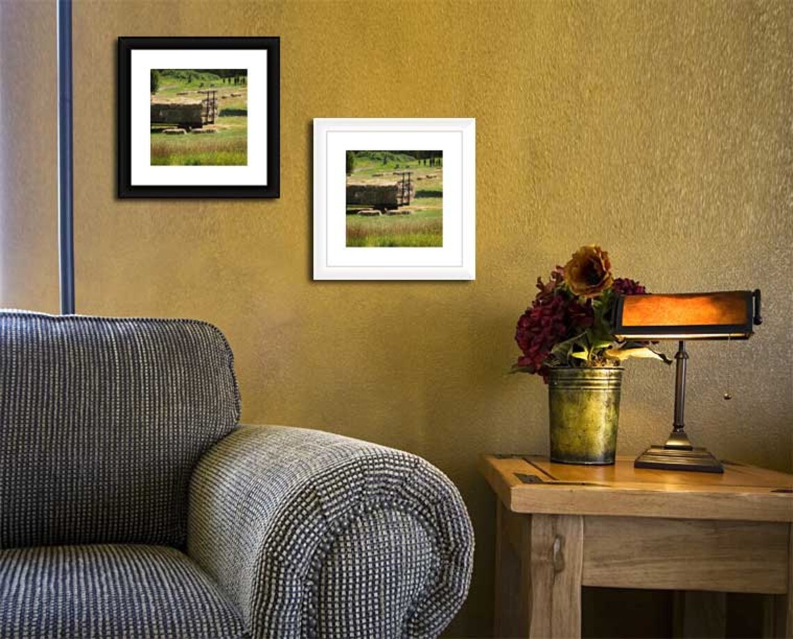 Farm Life Print. Summer Harvest Landscape Print. Rural America - Etsy