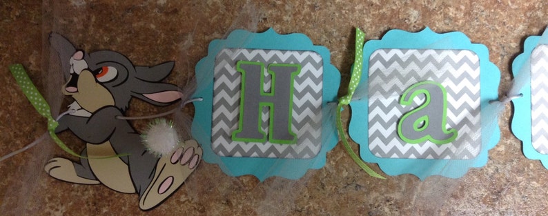 Thumper Happy Birthday Banner - Etsy