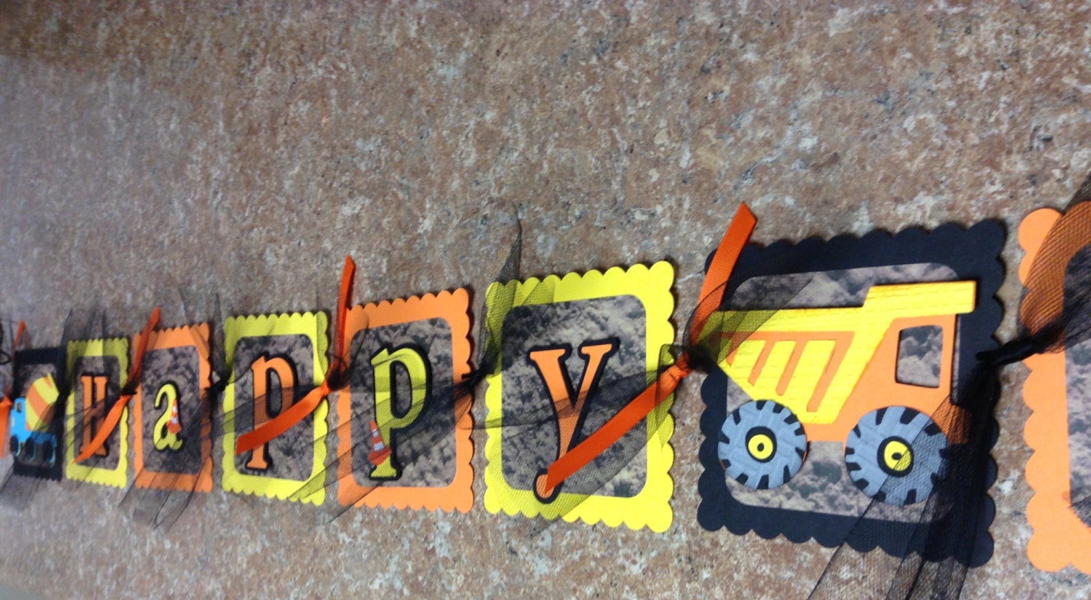 Construction Banner construction birthday custom banner | Etsy