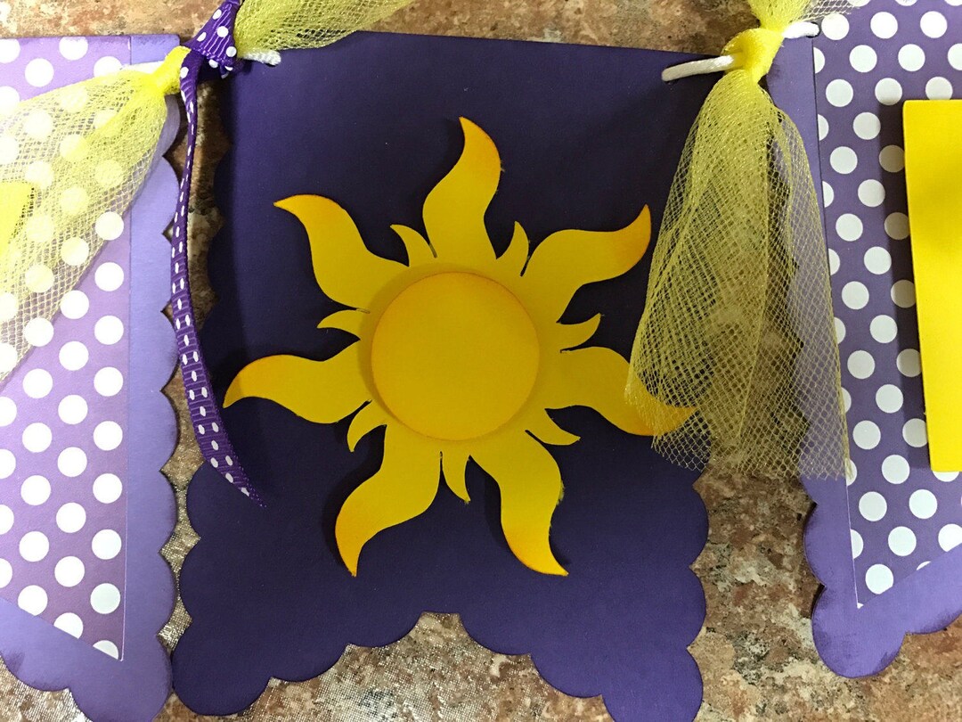 Rapunzel Banner, Best Day Ever Banner, Custom Birthday Banner, Tangled ...