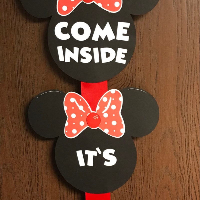 Minnie Mouse Party Signs - Etsy