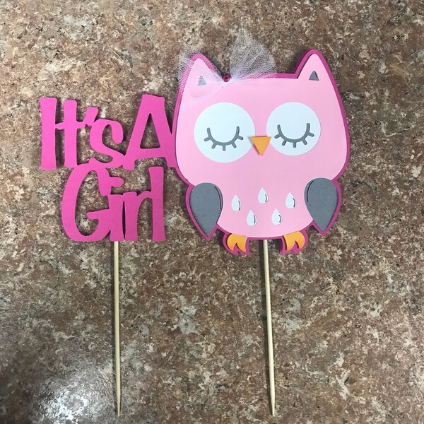 Owl Cake Topper - Etsy