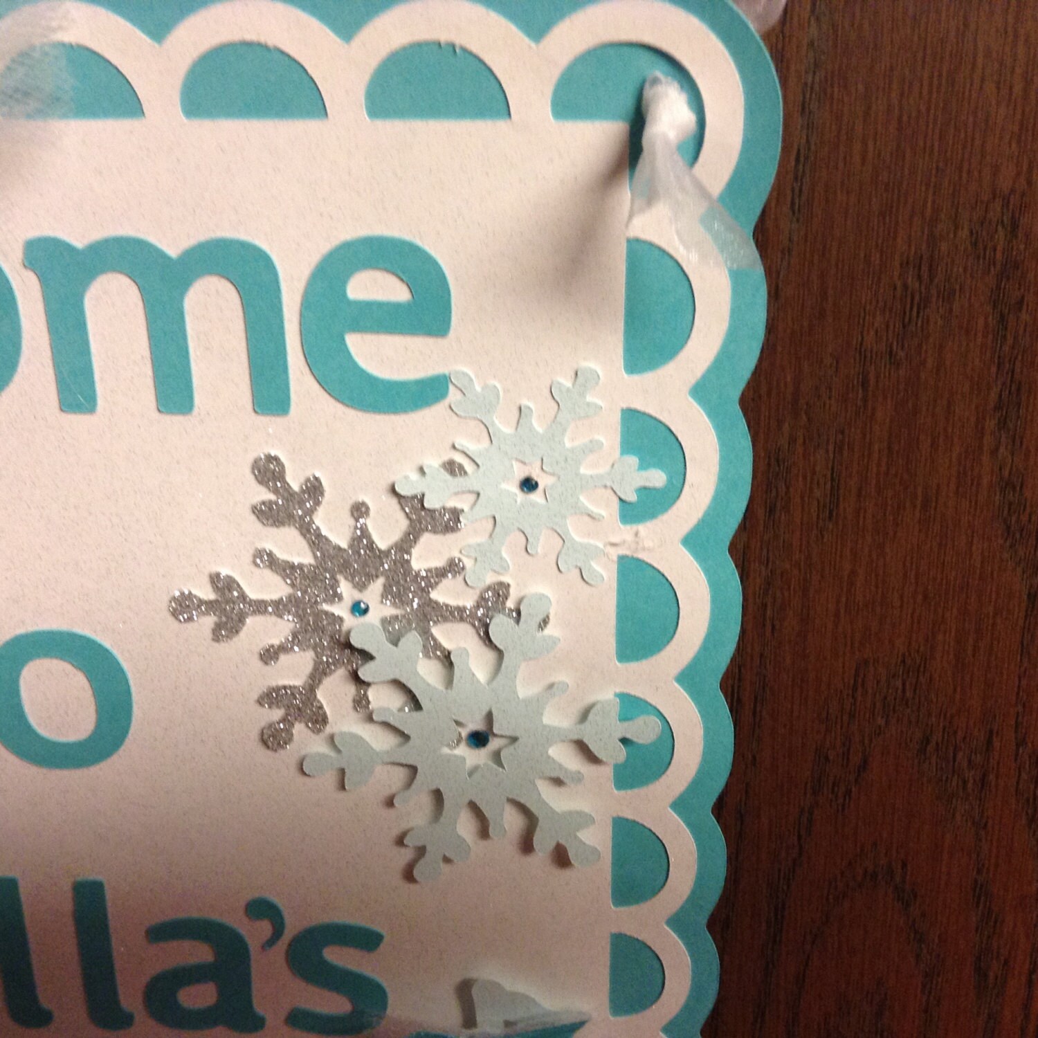 Winter Frozen Door Sign - Etsy