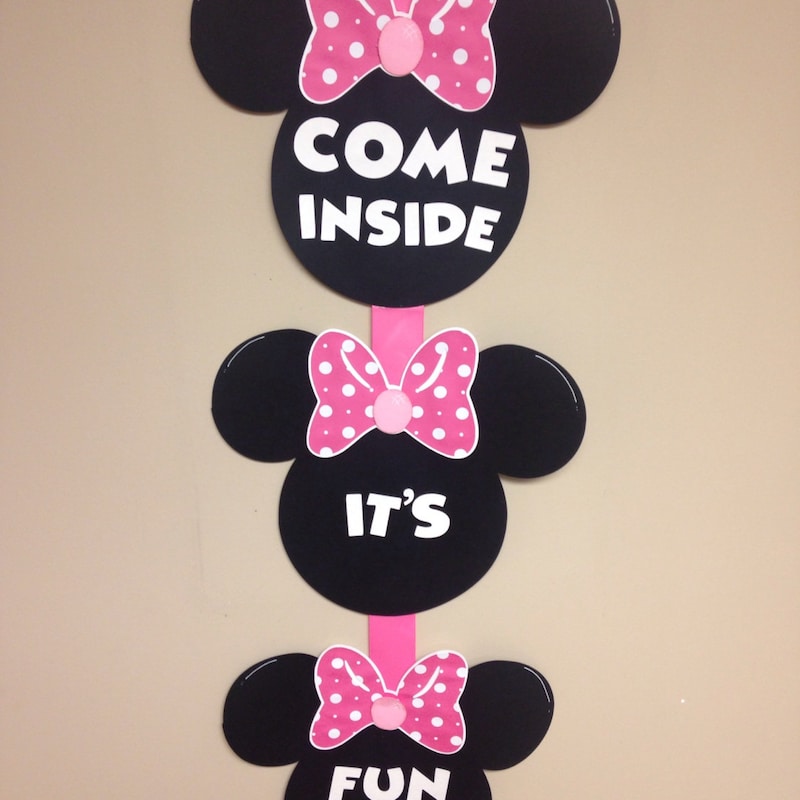 Minnie Mouse Party Signs - Etsy
