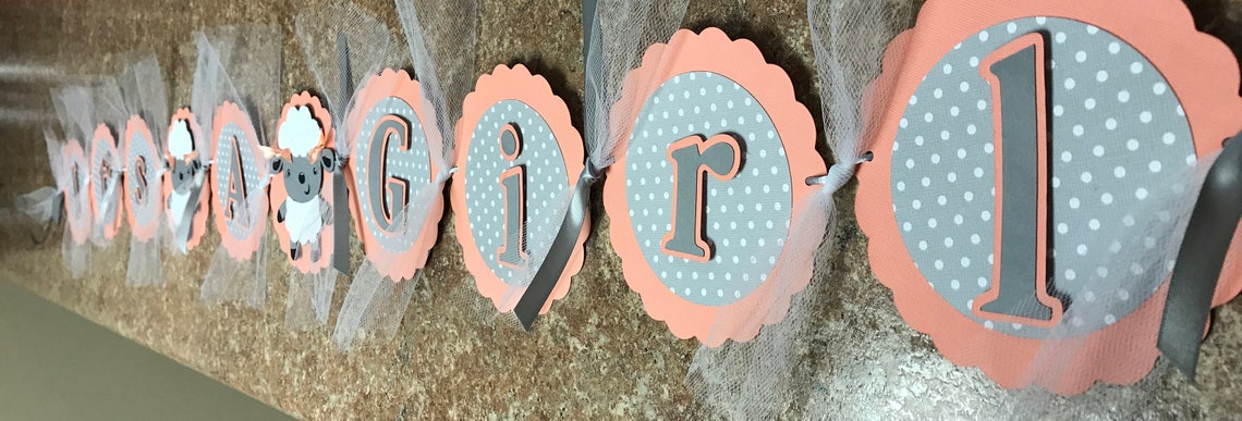 Girl Baby Lamb Banner Baby Shower Banner Lamb Banner | Etsy