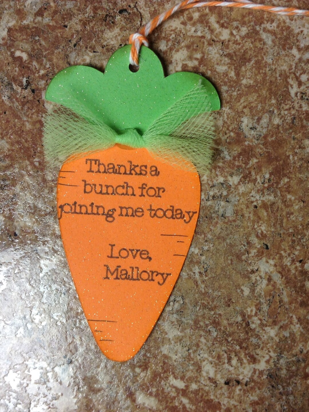 Carrot Tags, Birthday Tags, Custom Tags, Easter Tags, Easter Birthday ...