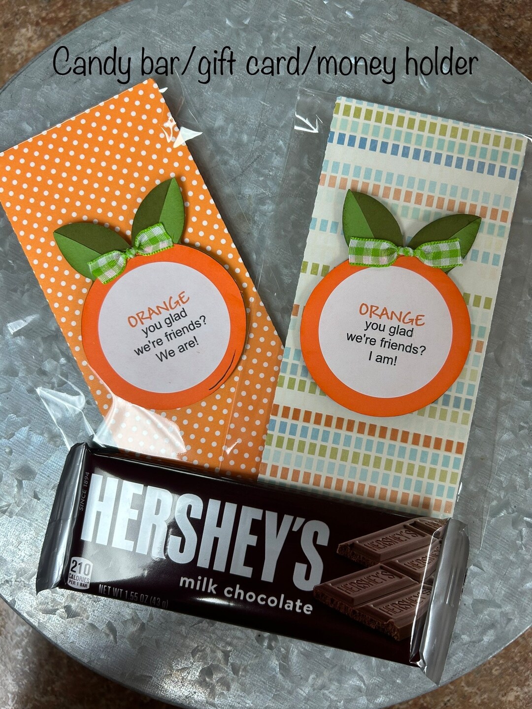 Orange You Glad, Candy Bar Wrappers, Money Card Holder, Gift Card ...