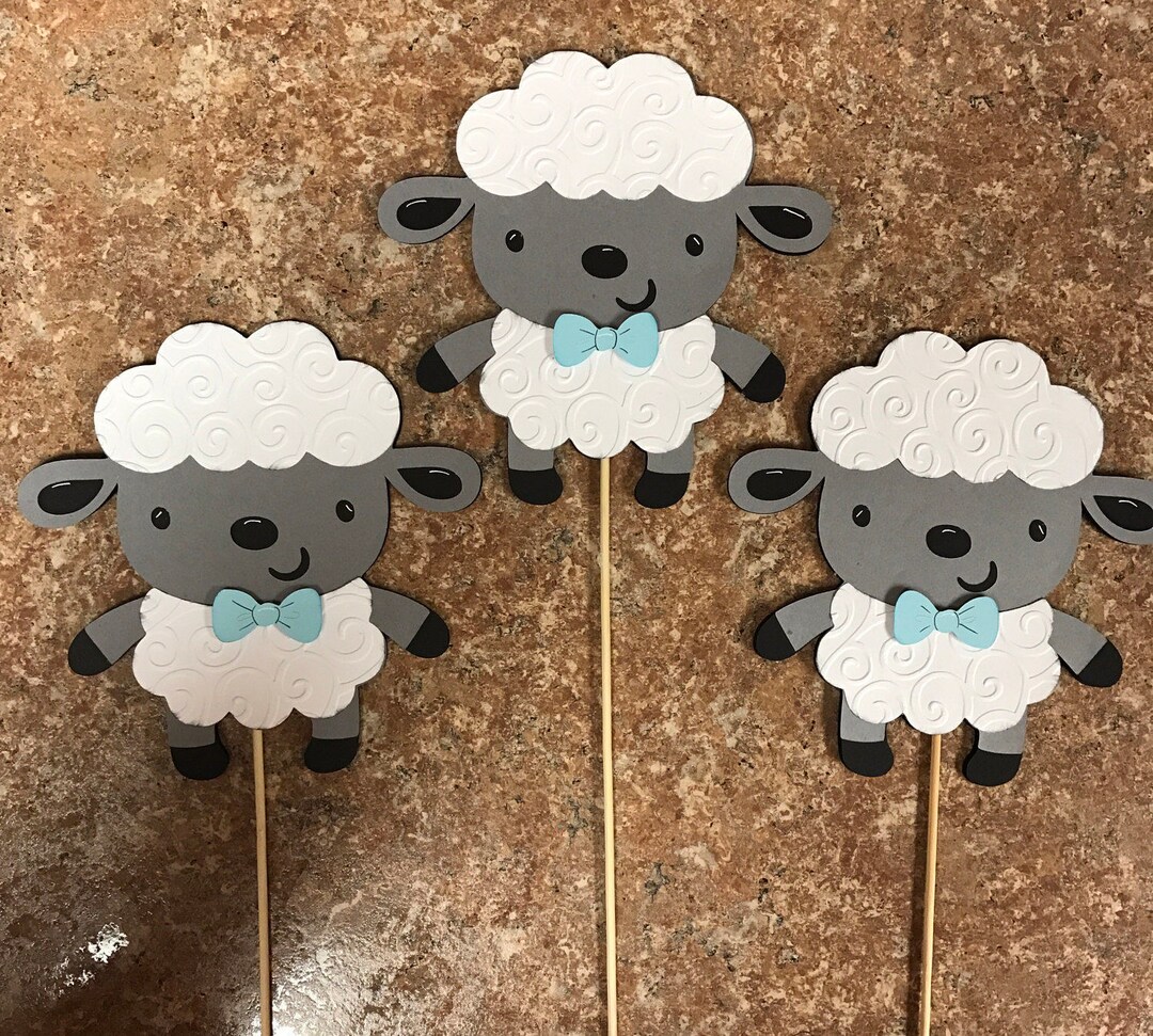 Lamb Centerpieces, Baby Shower Centerpieces, Baby Shower Decorations ...