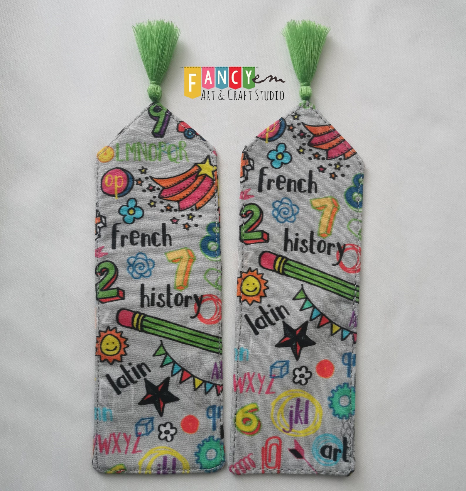 School Fabric Bookmarks Gift for Teacher Pupil Gift Student - Etsy UK