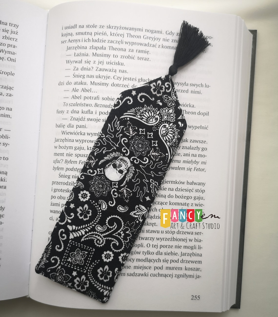 Rock style fabric bookmarks bookish reader gift rock fan | Etsy