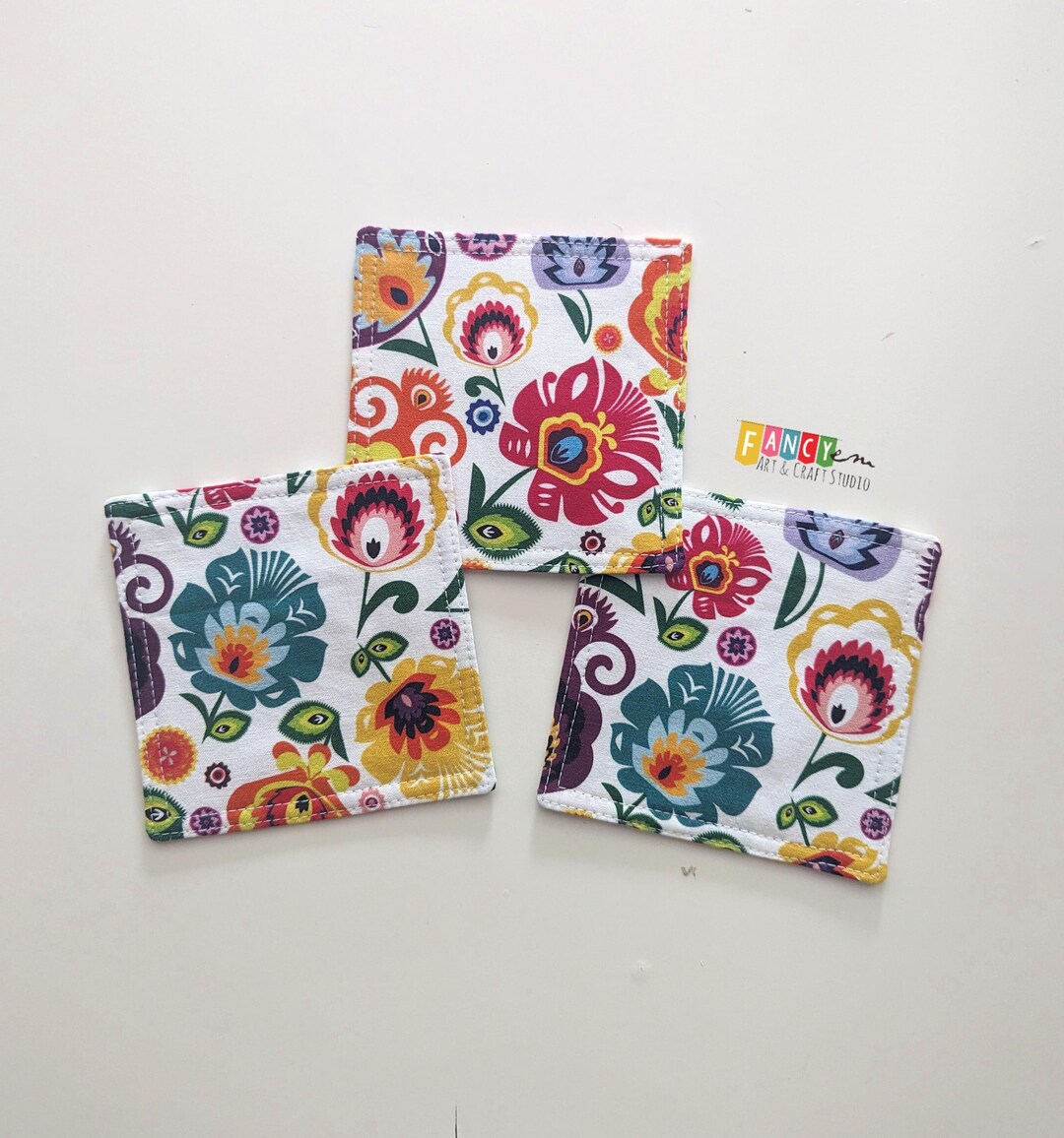 Polish Folk Pattern Coasters, Lowicz Cutouts Pattern, Polish Gift ...