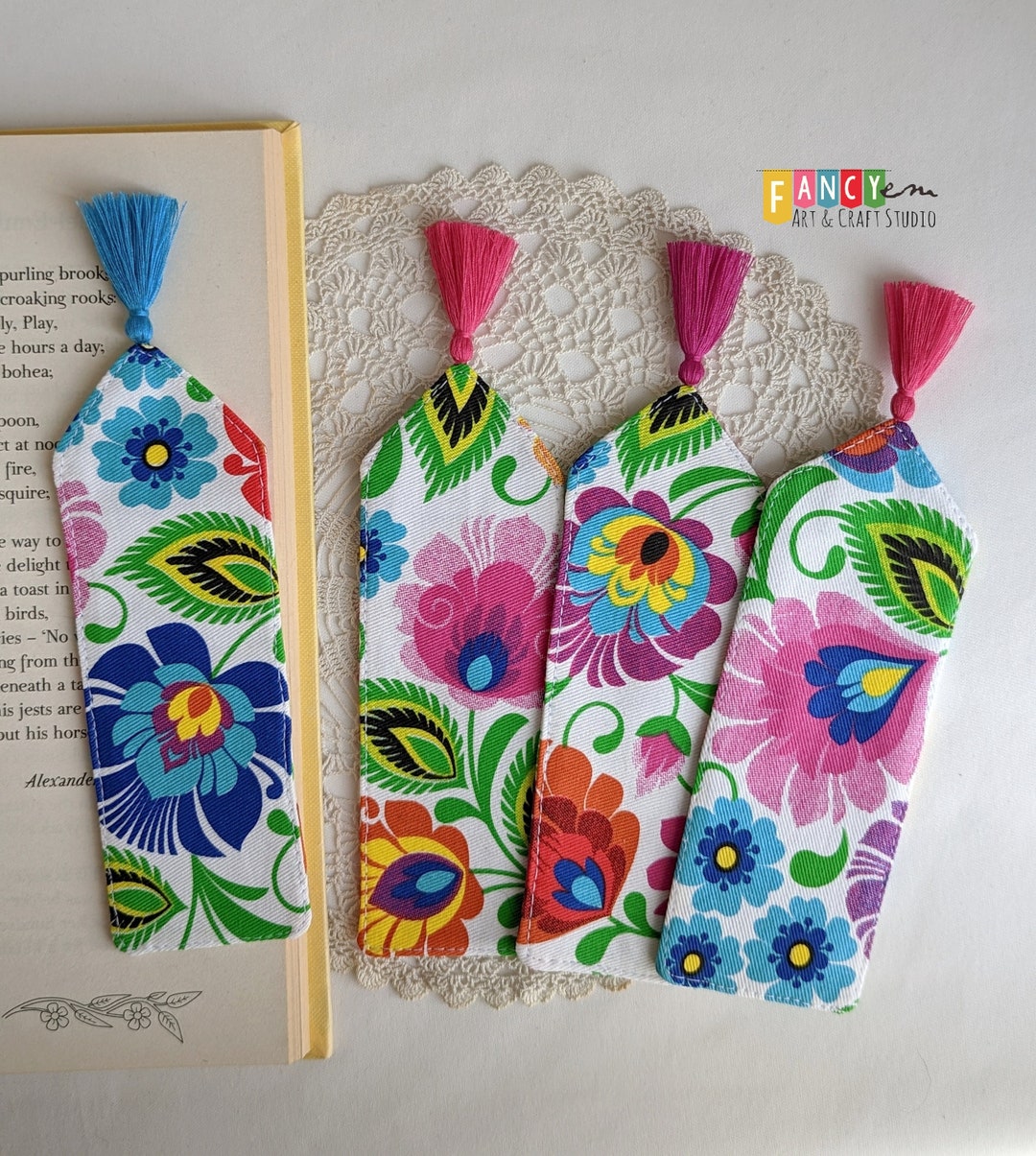 Polish Folk Bookmark, Lowicz Pattern ,polish Gift, Bookish Gift ...