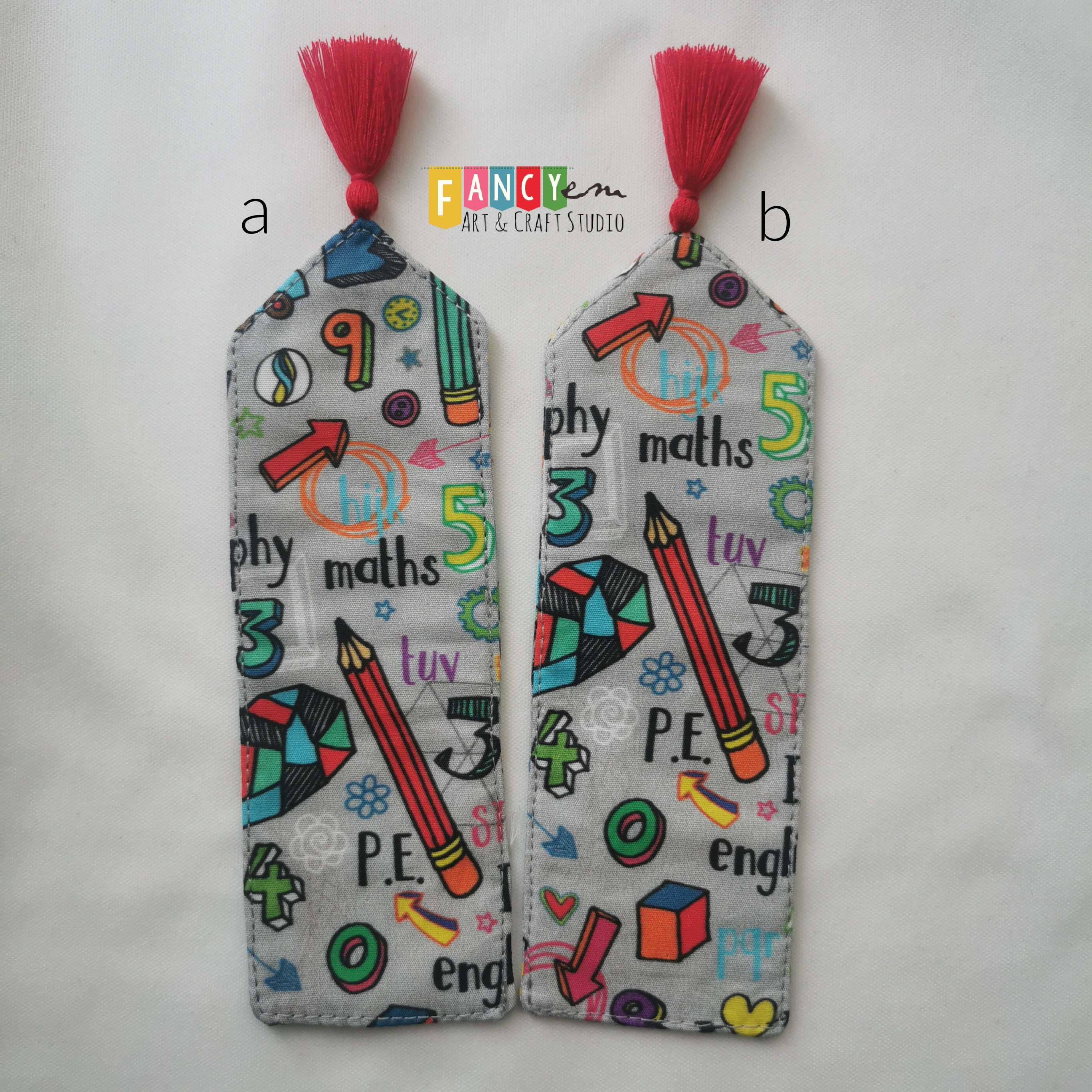 School Fabric Bookmarks Gift for Teacher Pupil Gift Student - Etsy UK