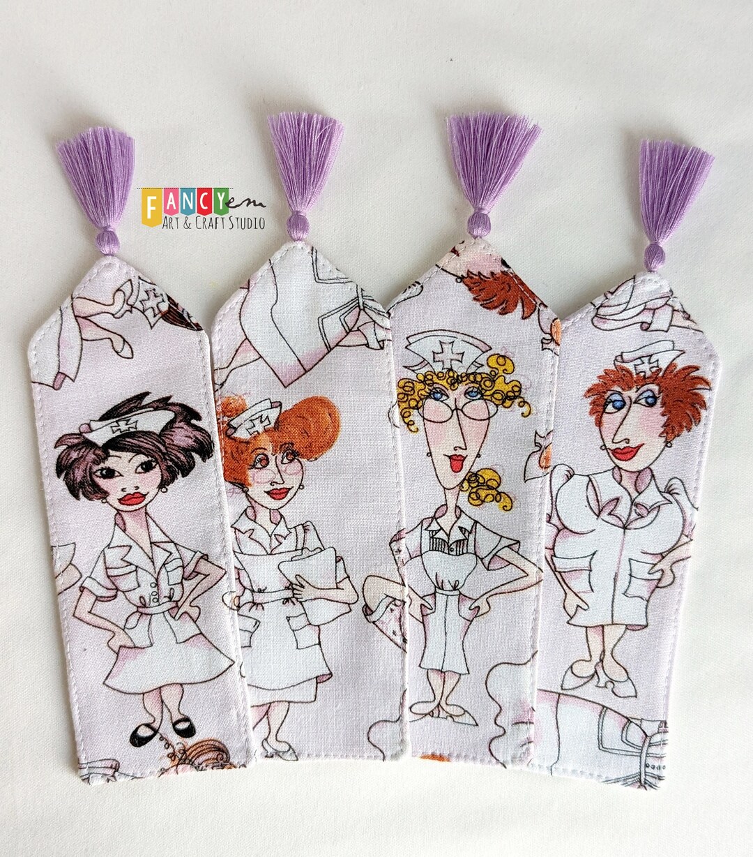 Nurse Fabric Bookmarks Nurse Gift Nurse Thank You Gift - Etsy