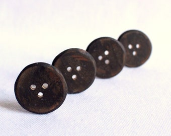 Handmade Wood Button | Etsy