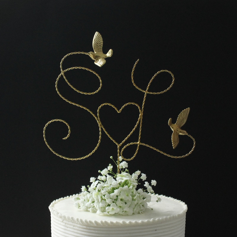 Vintage Glass Cake Topper - Etsy