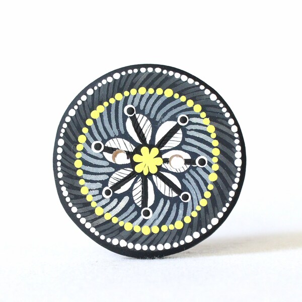 Large Yellow Buttons - Etsy