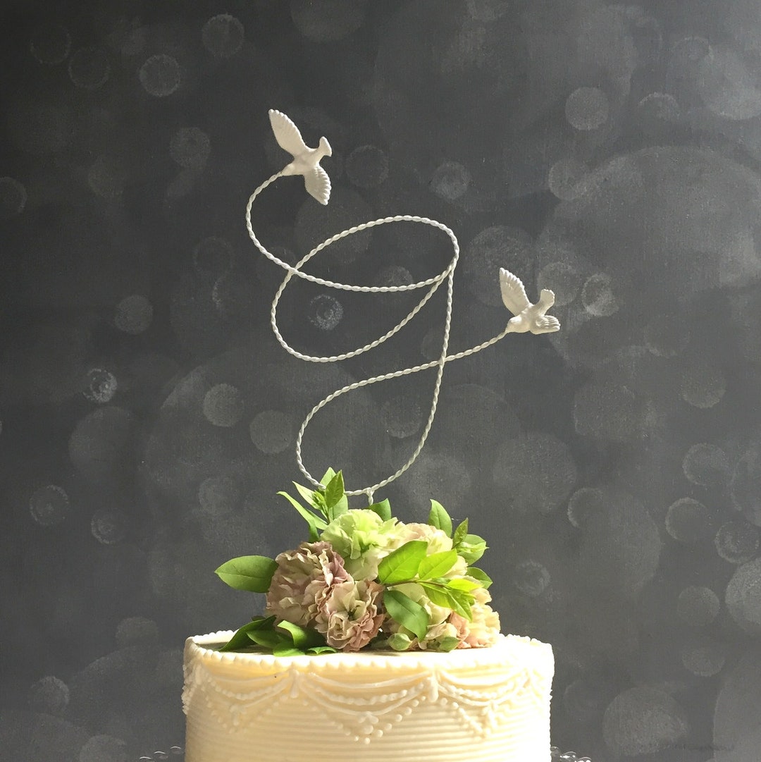 Custom Initial, Cake Topper, Wire Cake Topper, Custom Wedding Cake ...