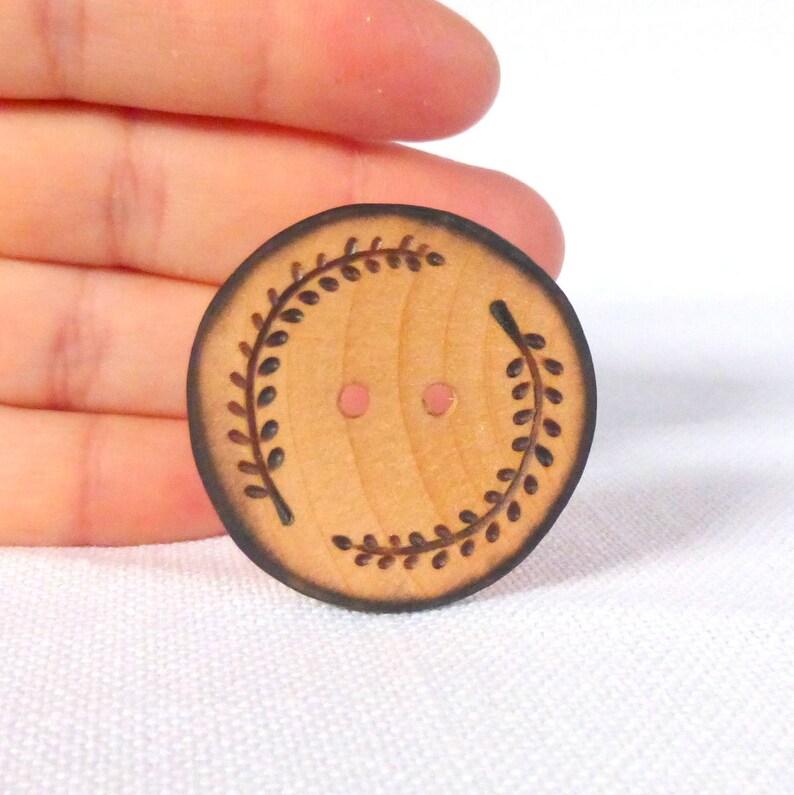 Big Sewing Buttons Extra Large Button Wood Button Wooden - Etsy