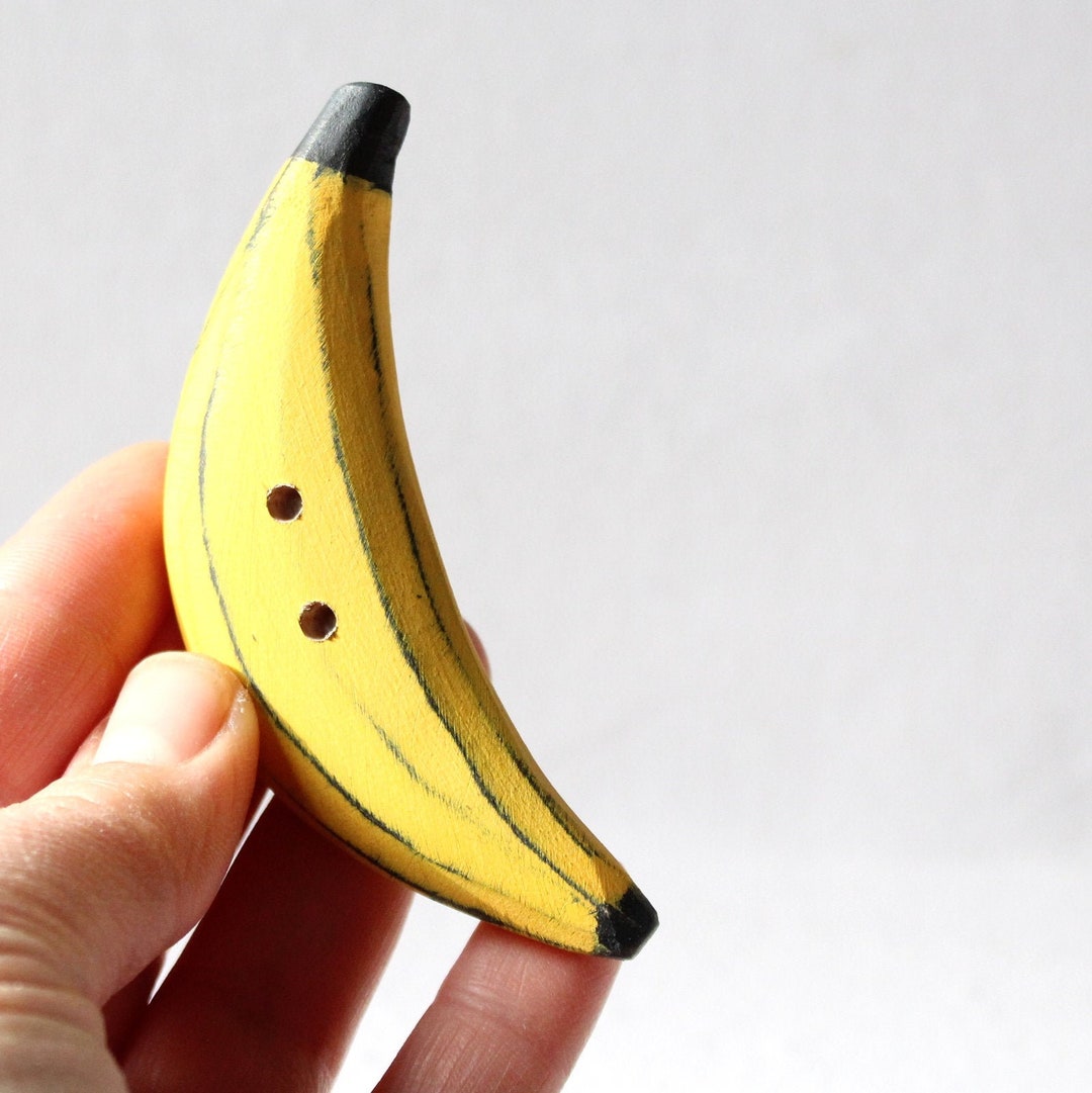 Over Sized Yellow Sewing Button, Yellow Banana Button, Fruit Buttons ...
