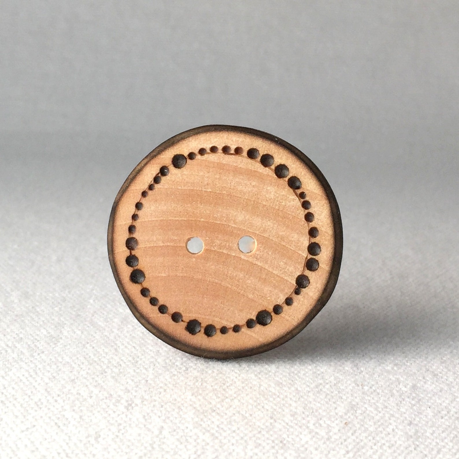 Simple Wooden Button, Extra Large Button, Big Wood Button, Wooden ...