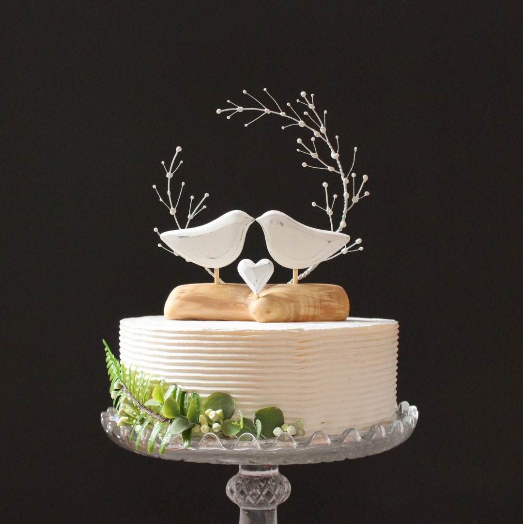 Elegant White Wedding Topper AND Wedding Keepsake, Tree Branch Wedding ...